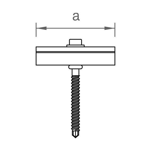 Solar Modules Mounting Structure - novotegra Flat Roof Mid Clamp 30-42 ...