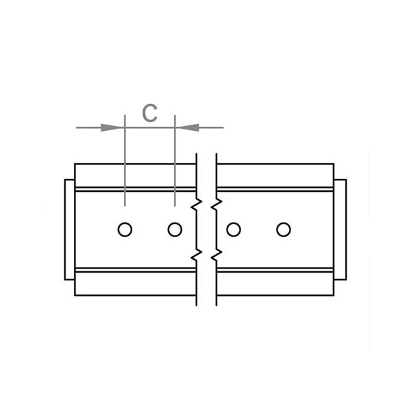 Solar Modules Mounting Structure - novotegra Short rail C24 with EPDM ...