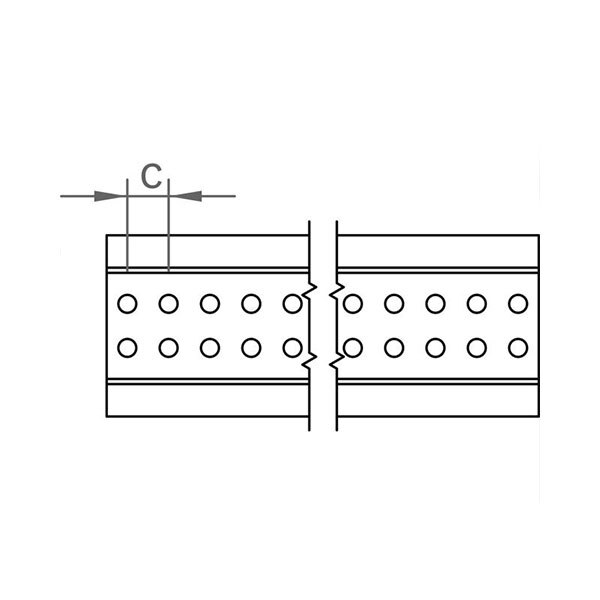 Solar Modules Mounting Structure - novotegra Short rail C47 with EPDM ...