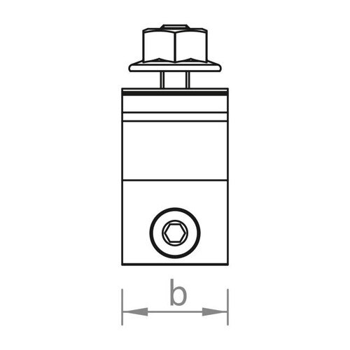 Solar Modules Mounting Structure - novotegra Rounded seam clamp set M8 ...