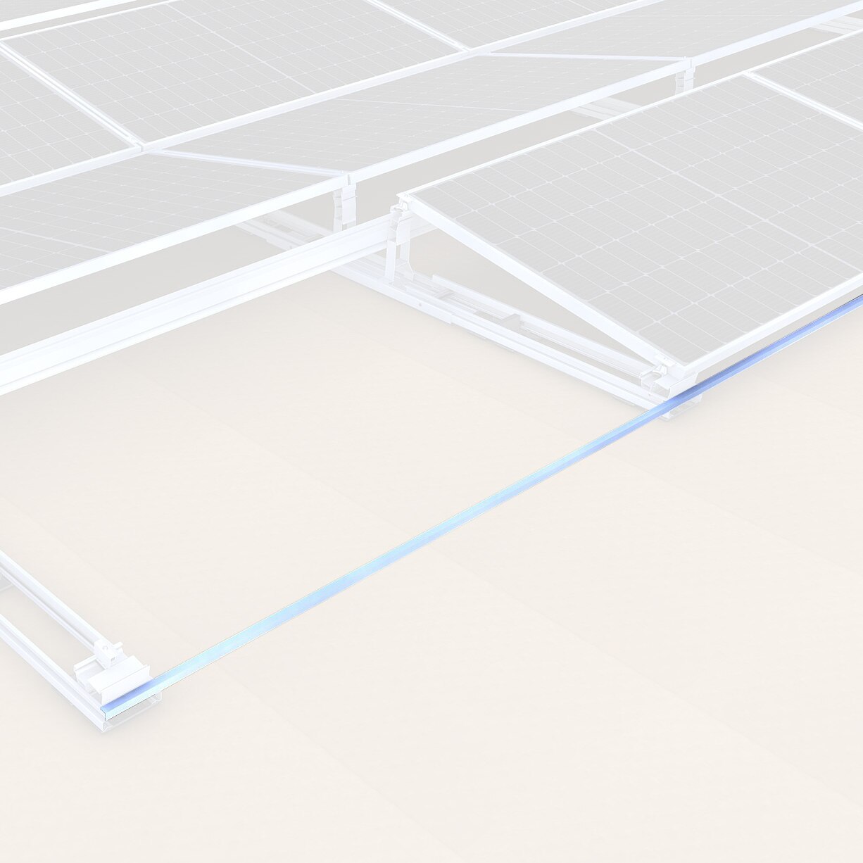Solar Modules Mounting Structure - novotegra Support Brace 20x20x1,5 (2 ...
