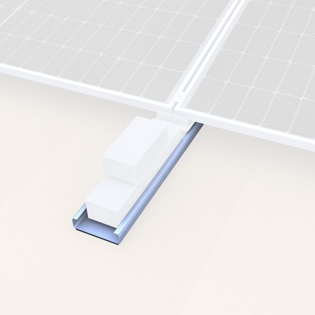 Solar Modules Mounting Structure - novotegra Ballast cantilever 650mm ...
