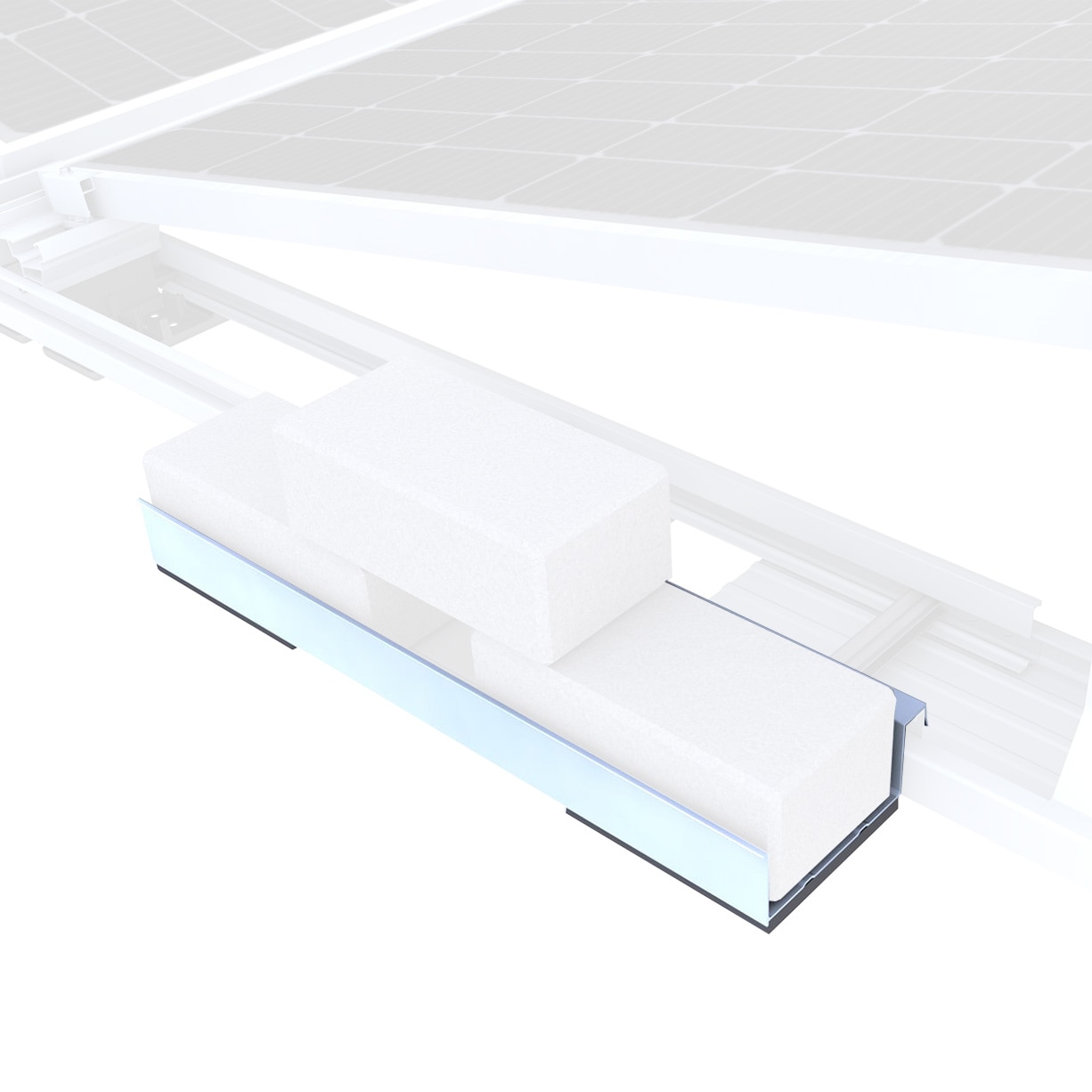 Solar Modules Mounting Structure - novotegra Ballast trough 530mm ...