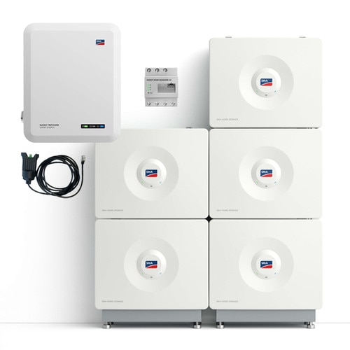 Solar Home Solution Set - SMA-SMA Home Storage 16.4 kWh Set for floor ...